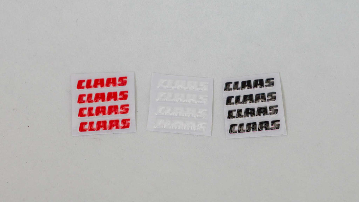 4 Autocollants CLAAS – Ma Ferme Miniature